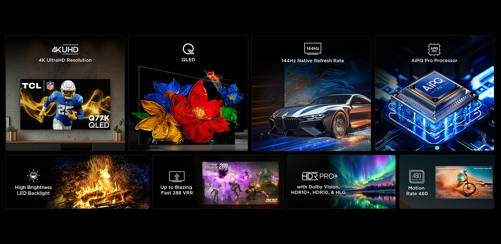 TCL 75" Q77K Series 4K UHD HDR QLED Smart TV with Google TV – 75Q77K | TCL USA